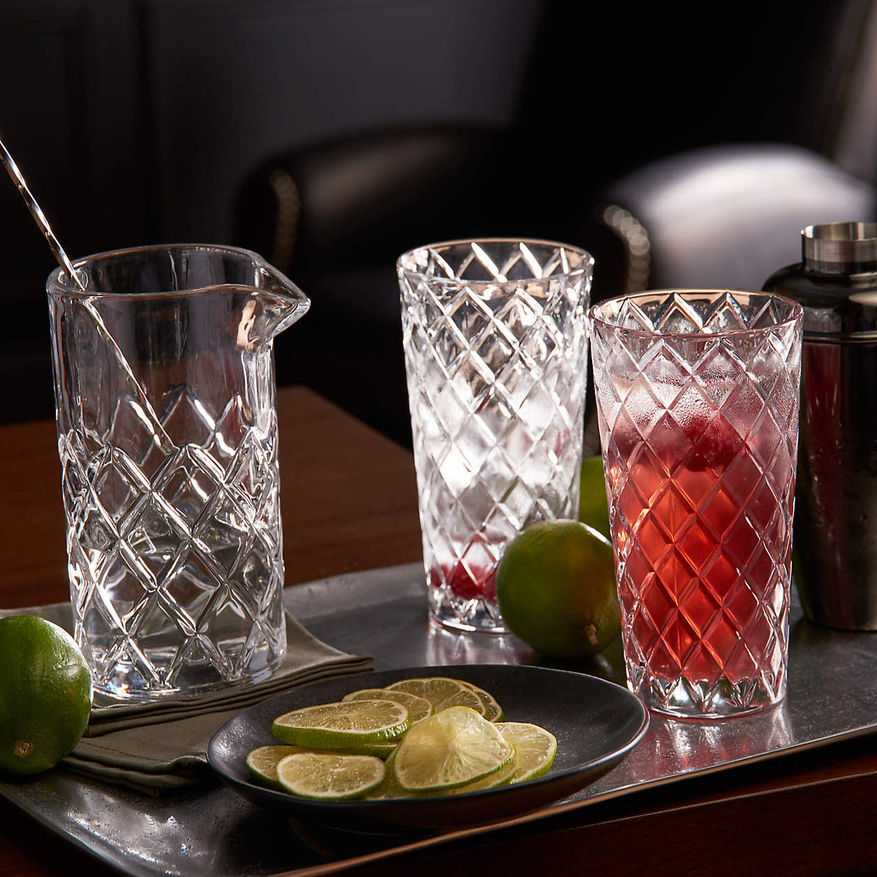 Sophisticated Hatch Mixing Glass Barware | Crate & Barrel PH
