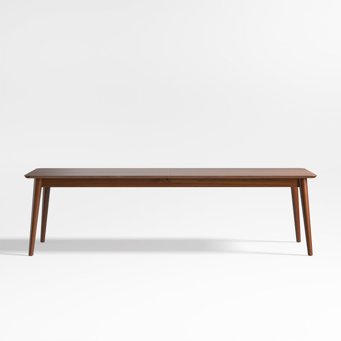 Tate 108"-144" Walnut Wood Extendable Dining Table