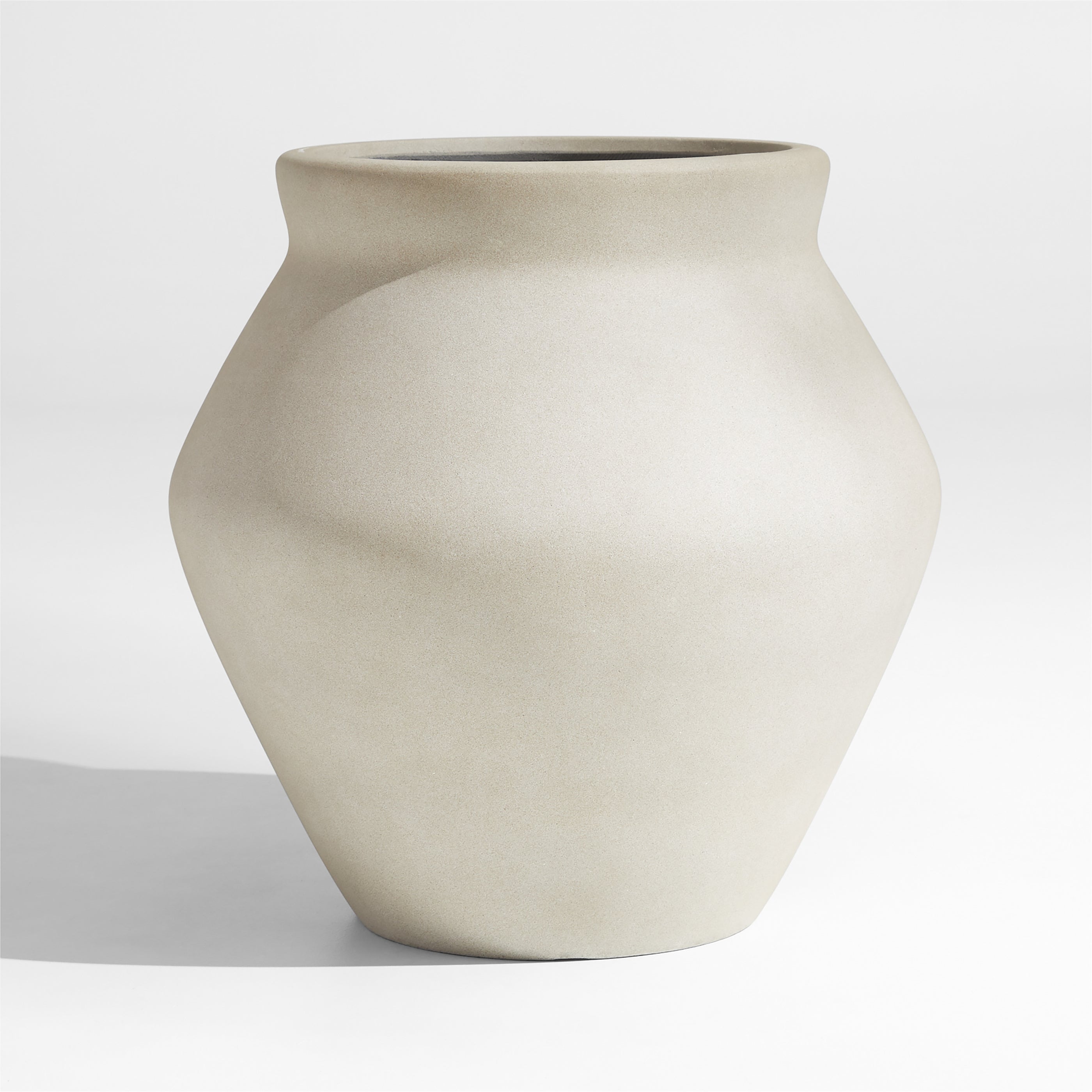 Wabi Medium S& Fiberstone Planter by Leanne Ford