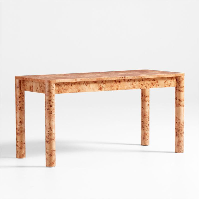 Emerson Mappa Burl Desk | Crate and Barrel Philippines